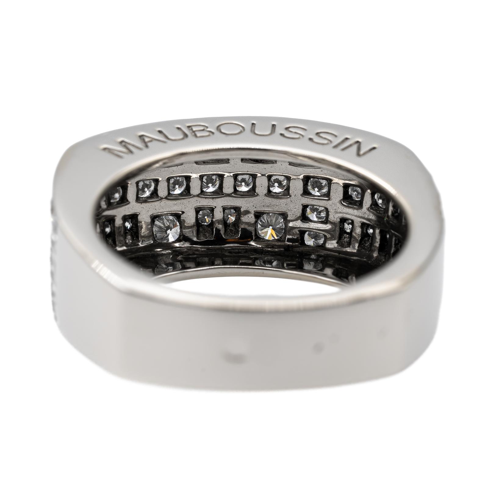 Mauboussin Bague Belles Toujours Or Blanc Diamant Maison Eloe
